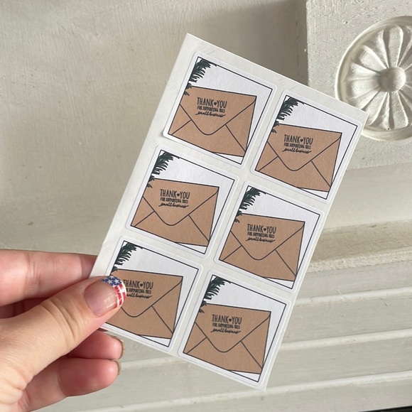 Posh | Accessories | Poshfest Thank You Stickers Poshmark Posh Swag ...